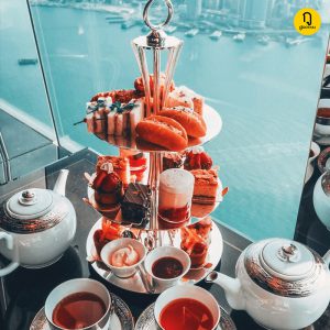 Café 103 The Ritz Carlton Hong Kong ความน่ารักของชุดน้ำชายามบ่ายฮ่องกง