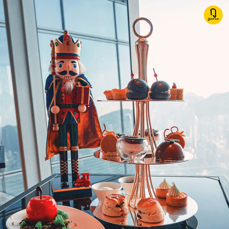 Café 103 The Ritz Carlton Hong Kong ความน่ารักของชุดน้ำชายามบ่ายฮ่องกง